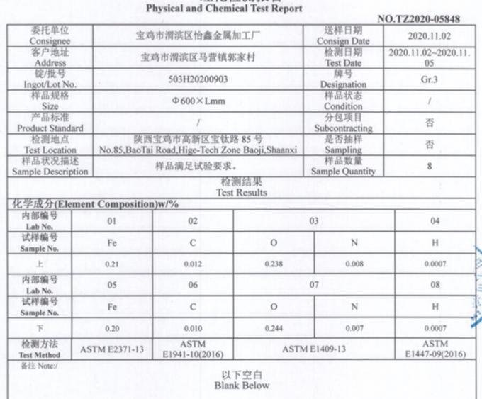 ASTM B381 F3 Thin Titanium Sheet Structural Sheet Metal Blocking
