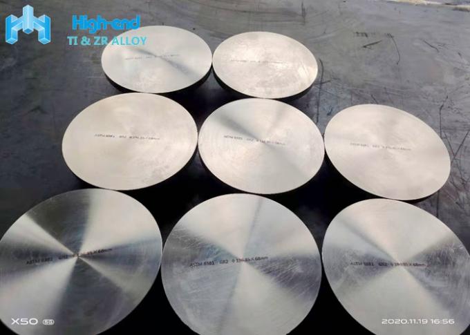 Astm B381 Forging Titanium Disc Forged Tensile Strength Gr2 196.85mm